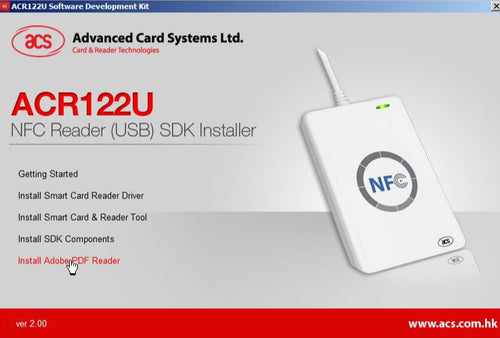 ACR122U NFC Reader Writer with SDK Windows Android Download