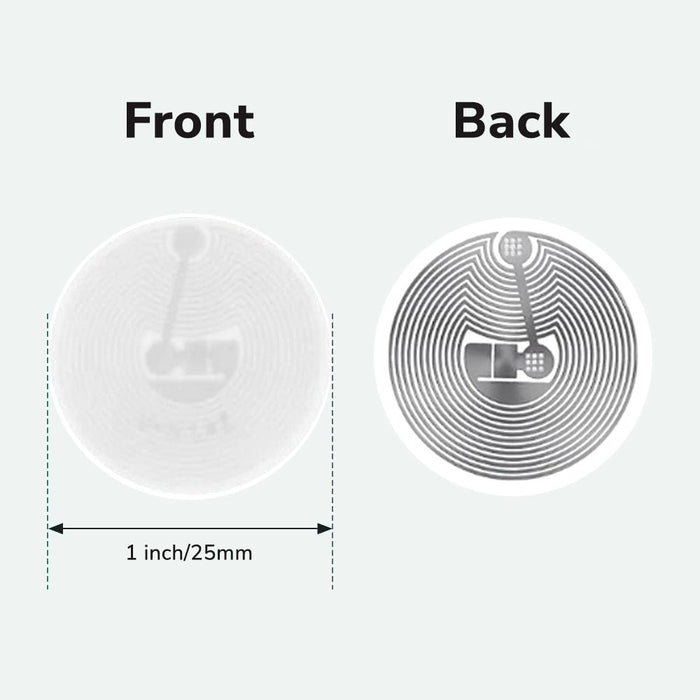 NFC Sticker 13.56Mhz Mifare 1K Classic Round Adhesive Tag